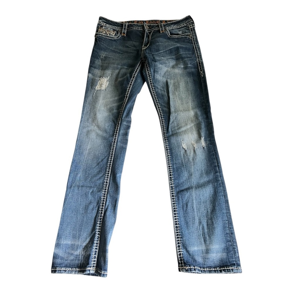 Rock Revival Caro Easy Straight Jeans - Gem